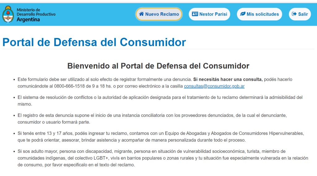 Cómo hacer un reclamo en Defensa del Consumidor. - El Mundo Jurídico